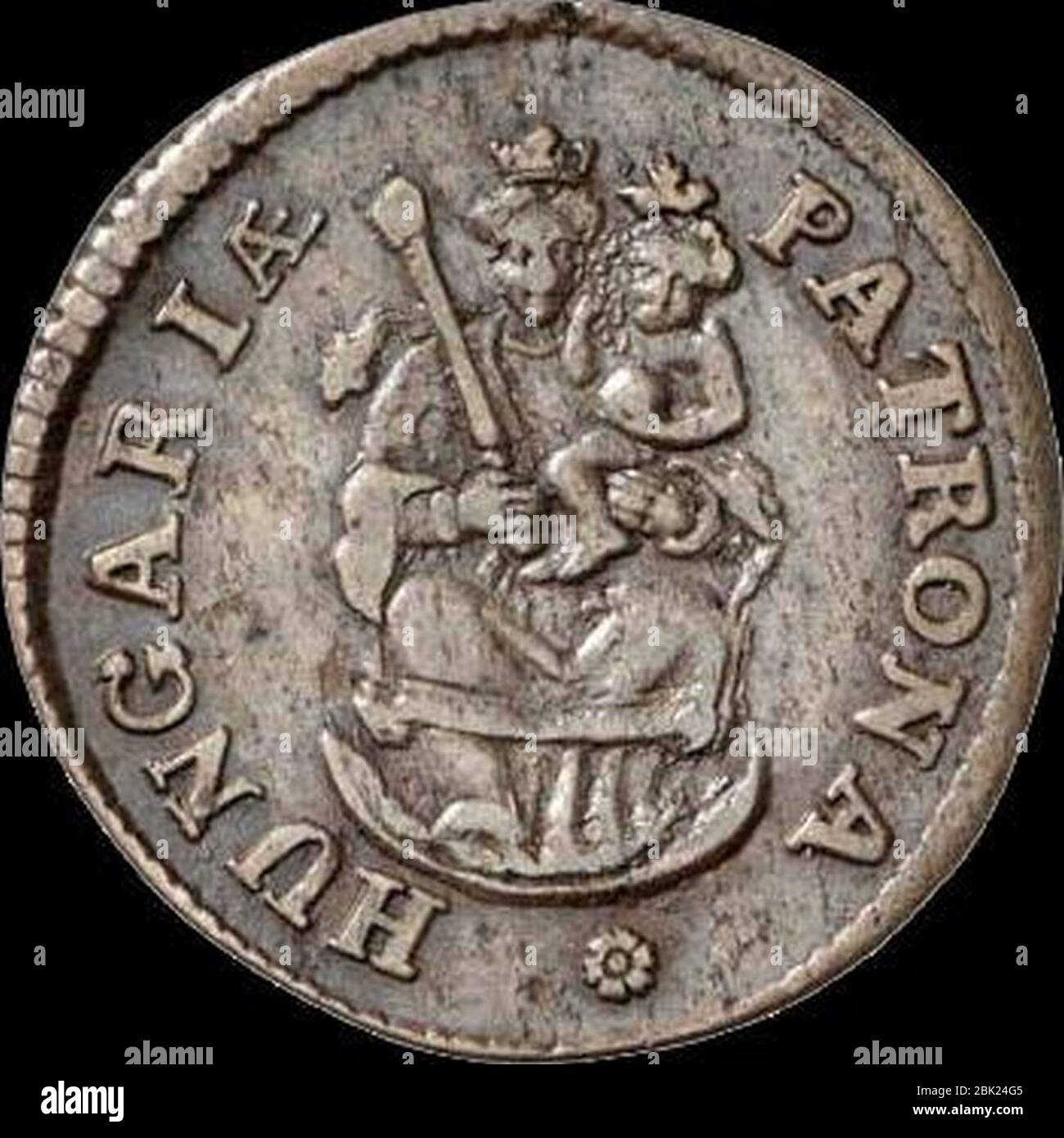 Hun II Rakoczi Ferenc Poltura 1704 KB Huszar 1549 reverse Stock Photo ...