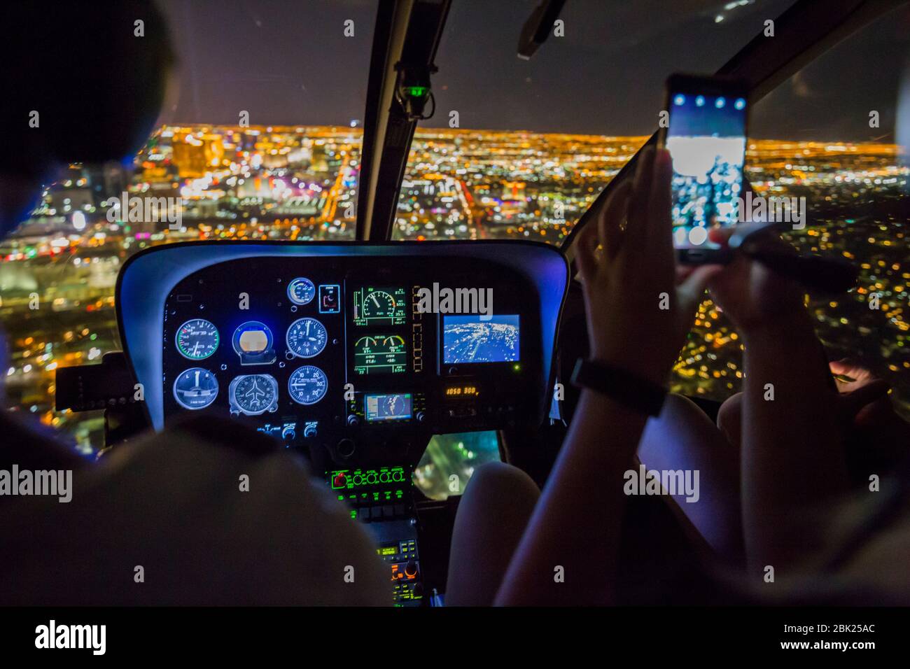 Cockpit view night hi-res stock photography and images - Alamy