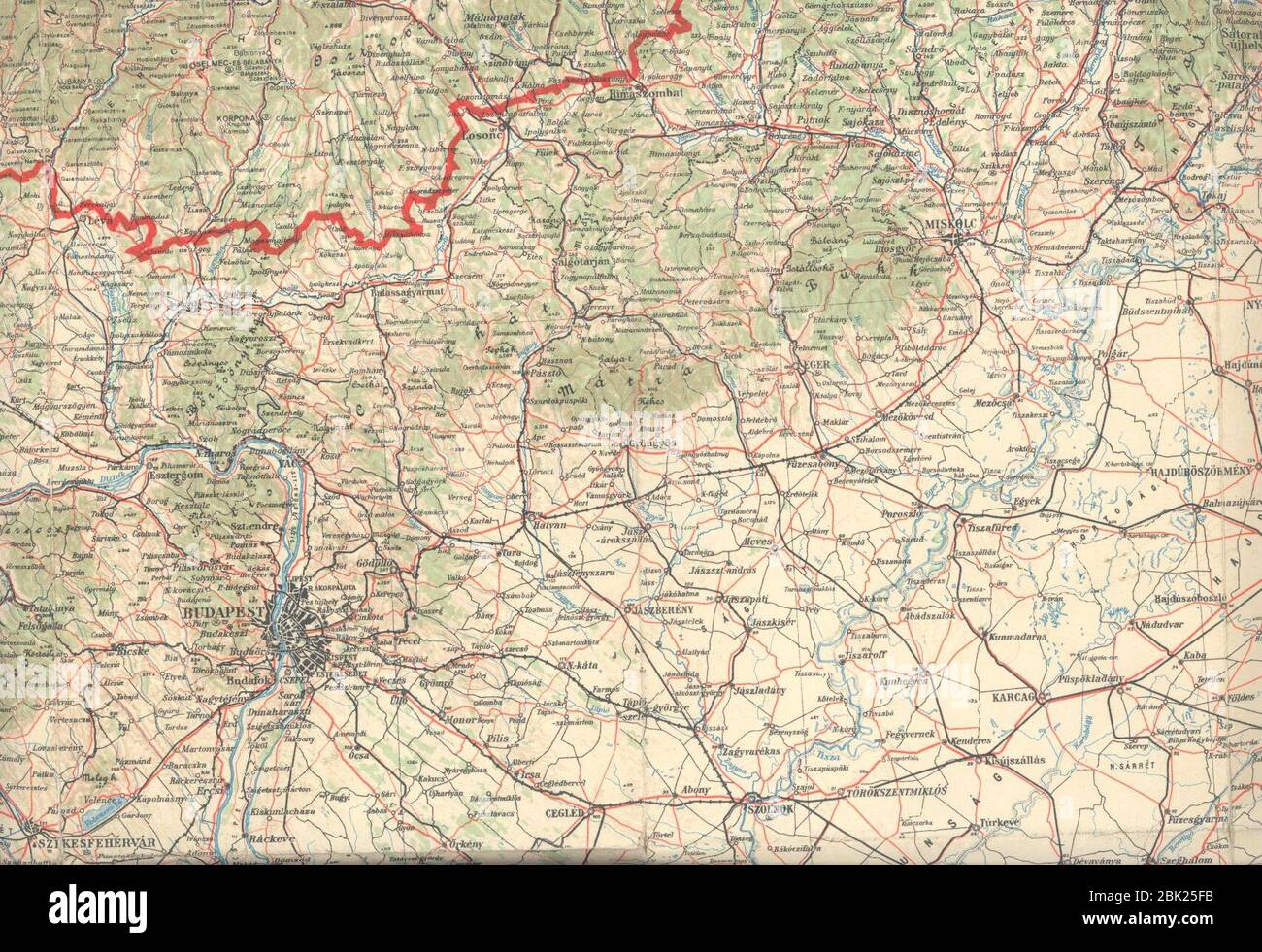 Hungary border 1940 Stock Photo - Alamy