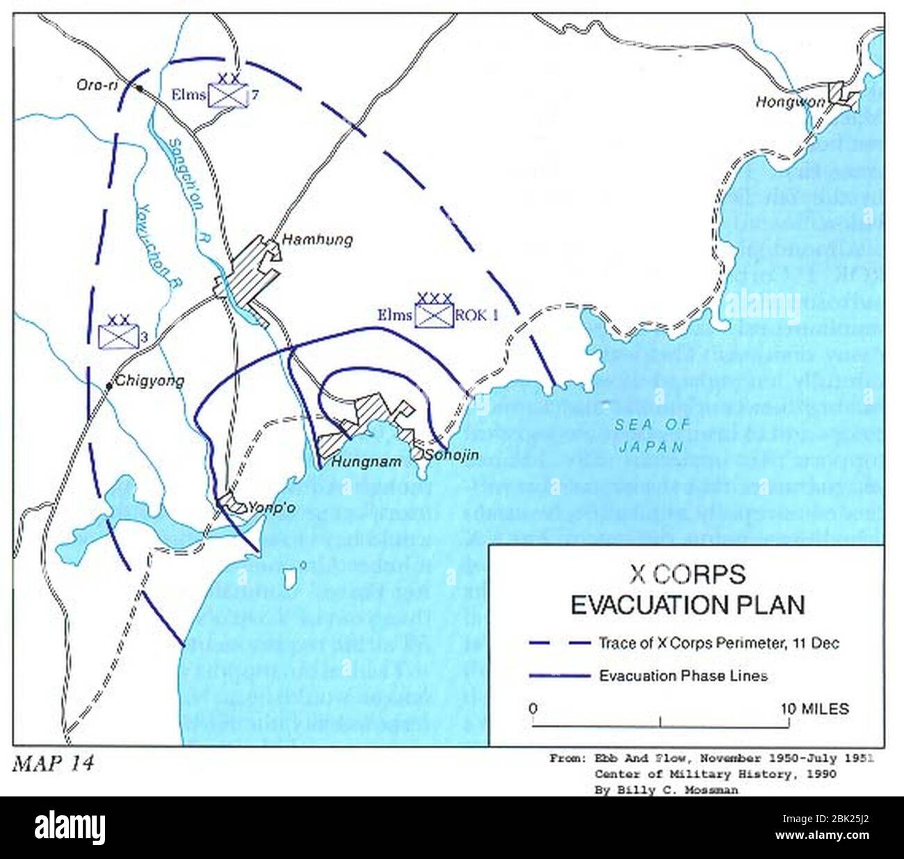Hungnam evacuation map Stock Photo - Alamy
