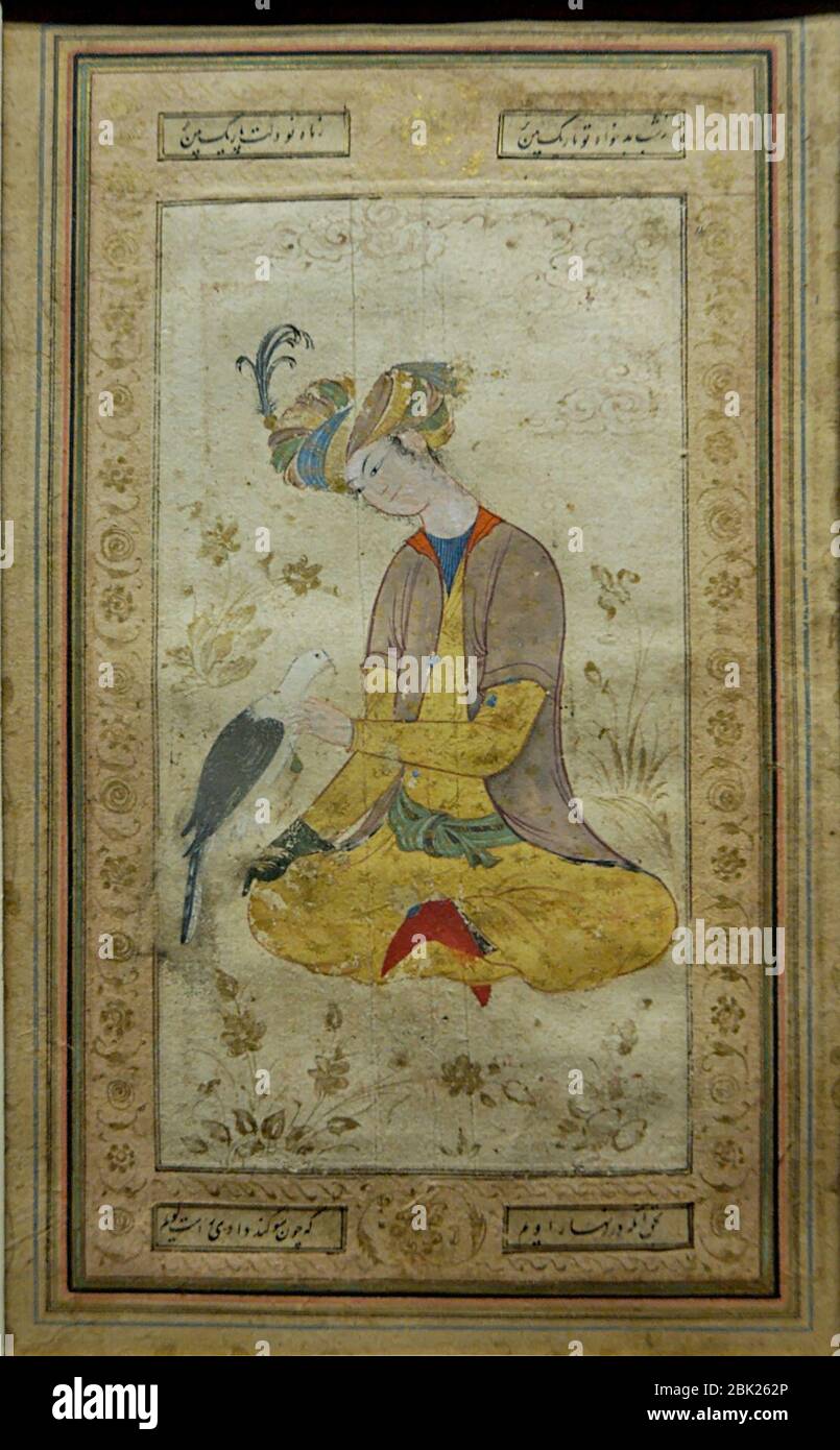 Hunter hawk Louvre OA7506 Stock Photo - Alamy