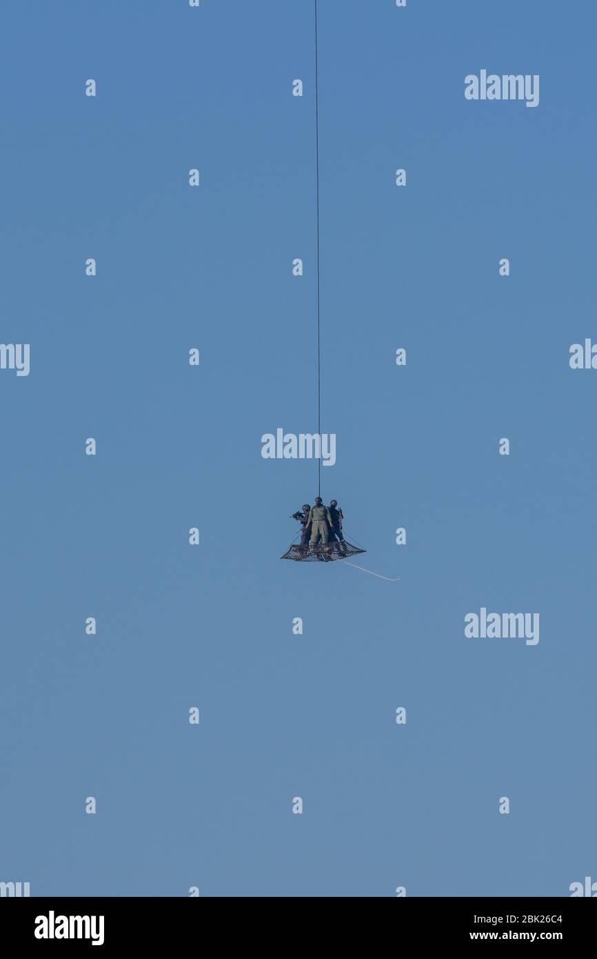 Swat team helicopter hi-res stock photography and images - Alamy