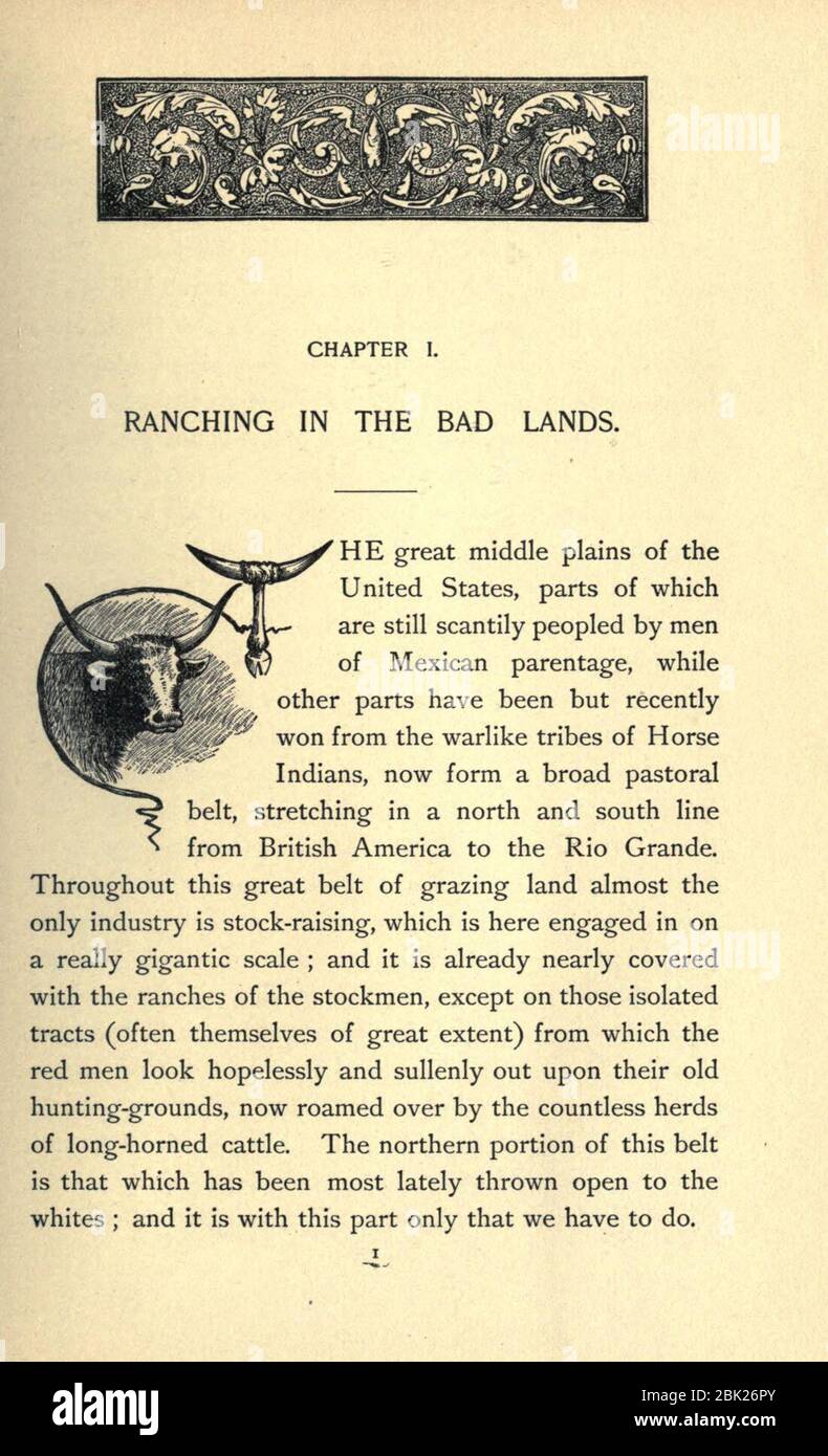 Hunting trips of a ranchman Stock Photo - Alamy