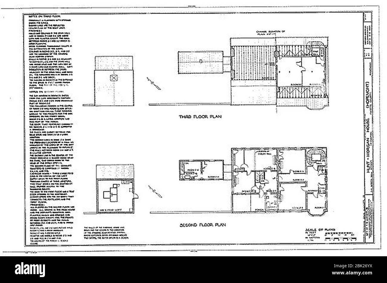 Hunt-Morgan House Hopemont drawing Stock Photo - Alamy
