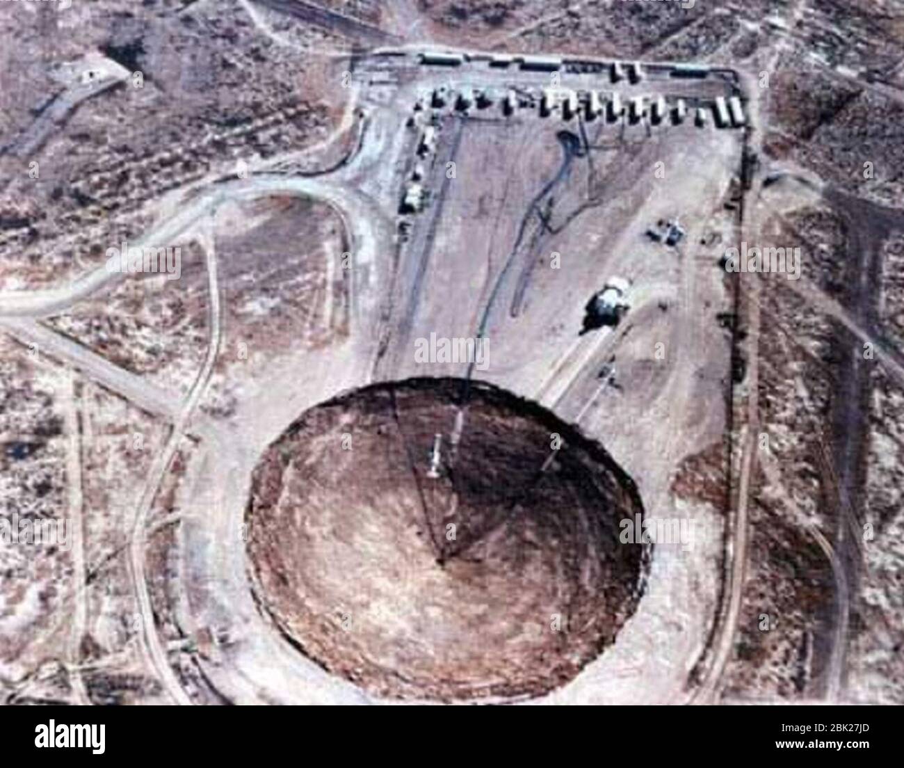 Huron King Crater Stock Photo - Alamy