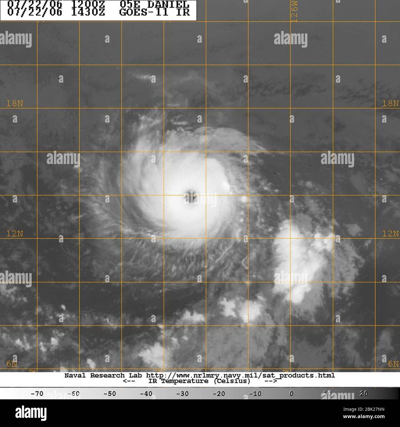 Hurricane Daniel peak (1 Stock Photo - Alamy