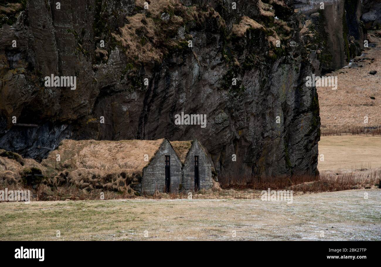 Turf farmhouse iceland hi-res stock photography and images - Alamy