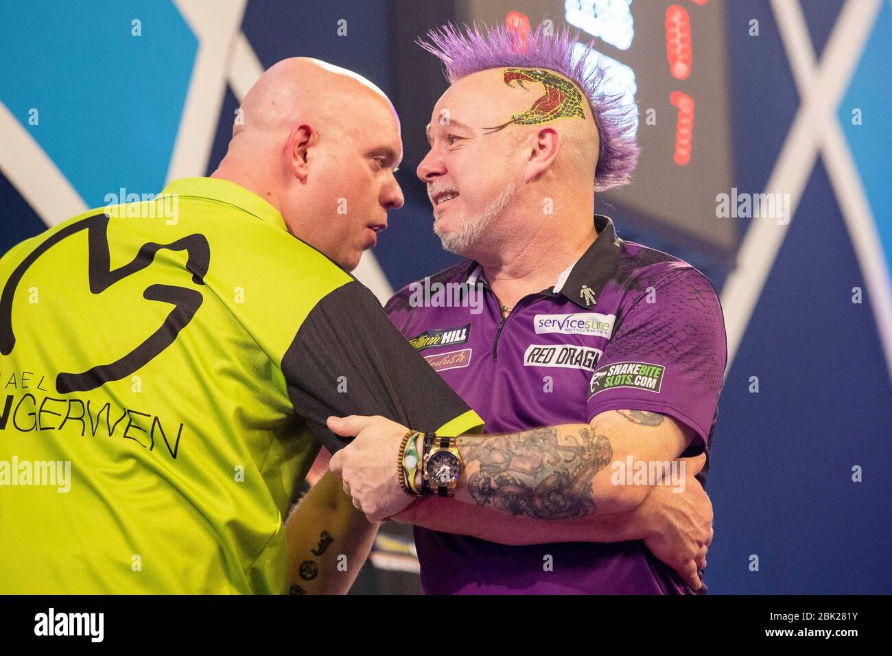 01-01-2020 Peter Wright wins the PDC World Championship 2020 in ...