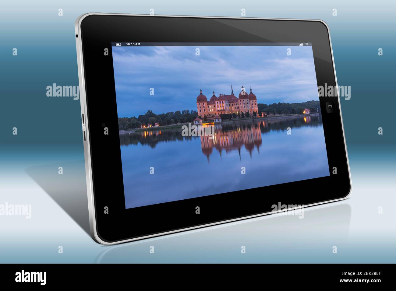 Moritzburg Castle, baroque hunting lodge from Saxonian King August the ...