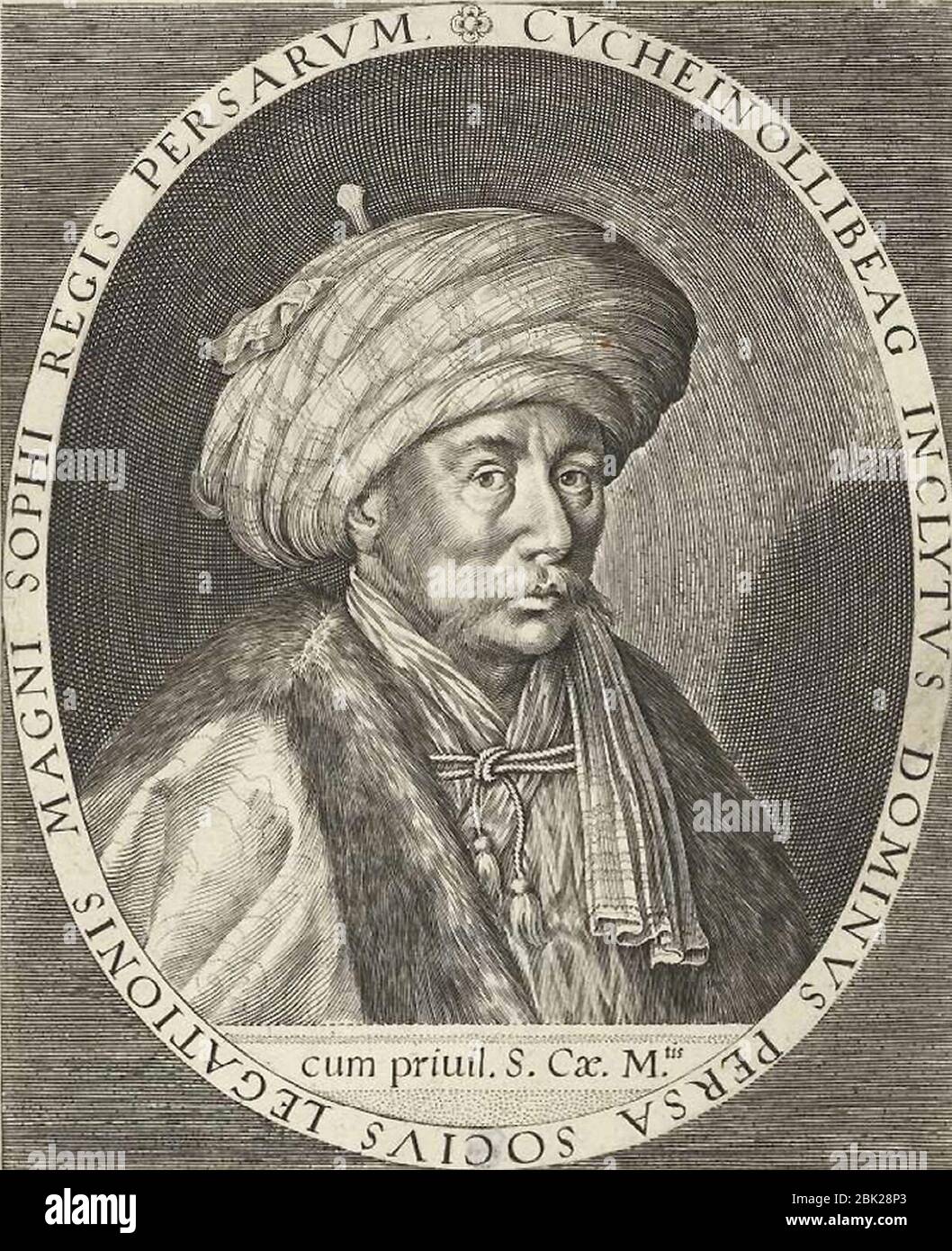 Hussein-Ali Bey, the Iranian Safavid ambassador at the Habsburg court ...