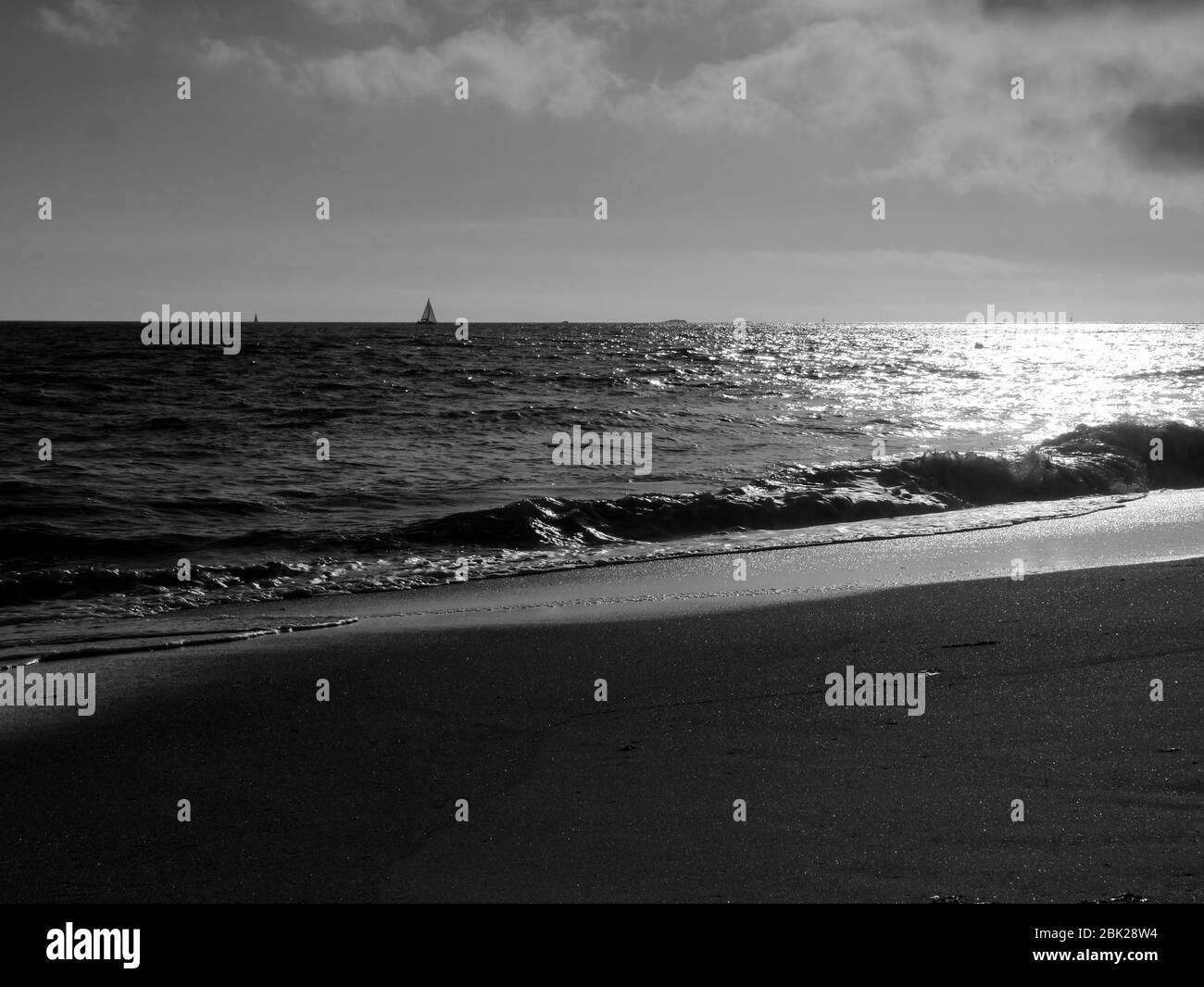 Shining sea Black and White Stock Photos & Images - Alamy