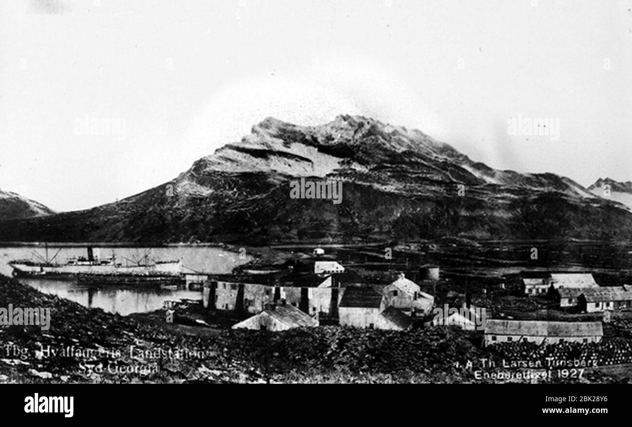 Husvik - South Georgia Stock Photo - Alamy