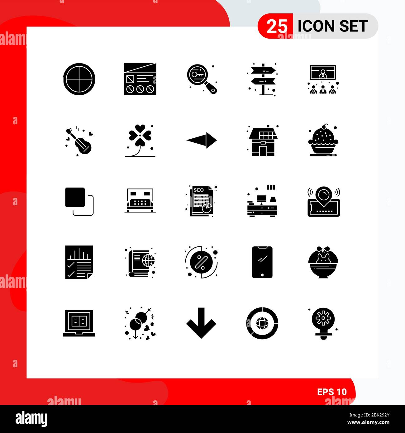 Direction key Stock Vector Images - Alamy