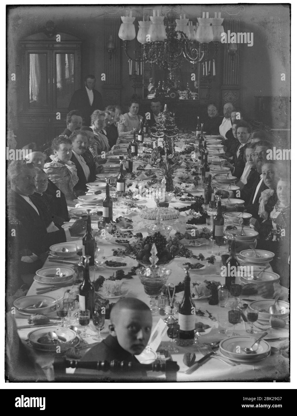 Huwelijk van August Wilhelm Thiel en Anna Maria Kost, foto 1 Jacob Olie ...