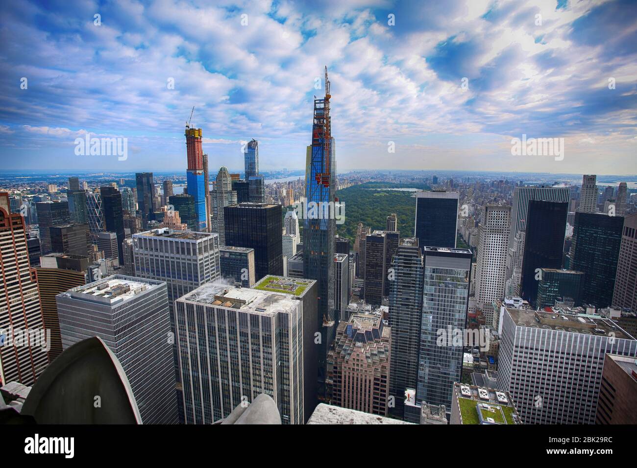 Construction of high-rise building, New York Stock Photo - Alamy