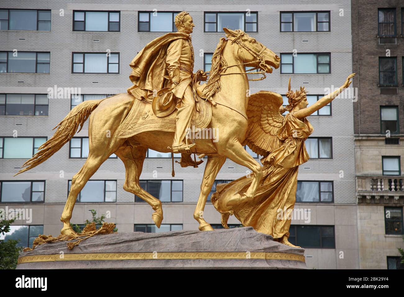General William Tecumseh Sherman Monument in New York City on the ...