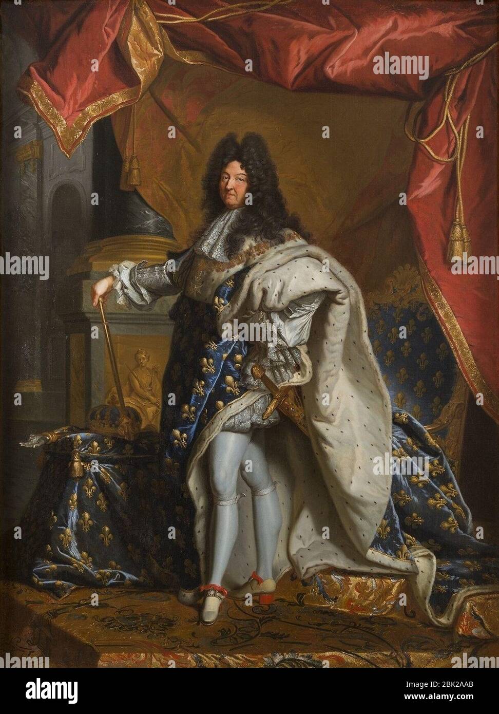 Hyacinthe Rigaud - Louis XIV, roi de France (1638-1715 Stock Photo - Alamy