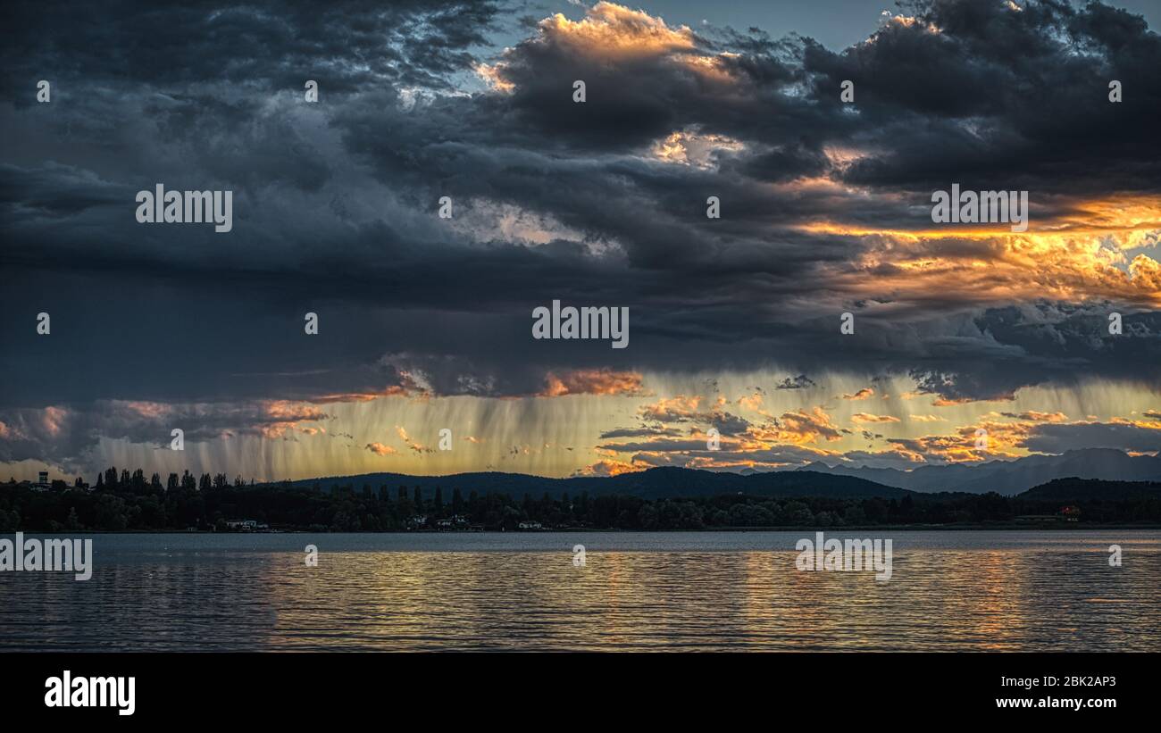 Rainy season sunset hi-res stock photography and images - Alamy
