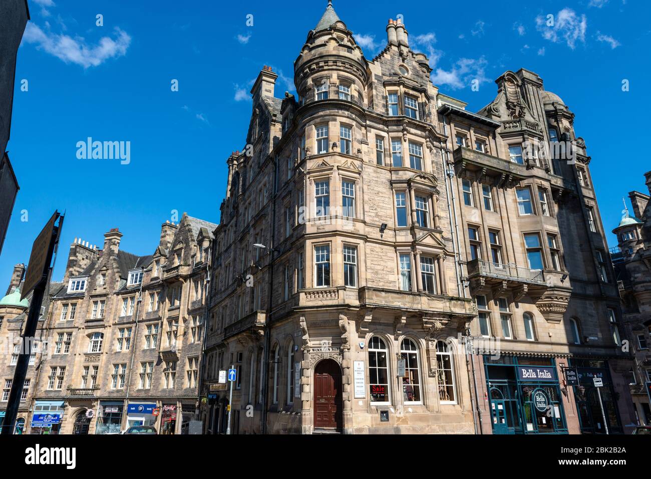 The Woollen Mill on the corner of Cockburn Street and the High Street ...