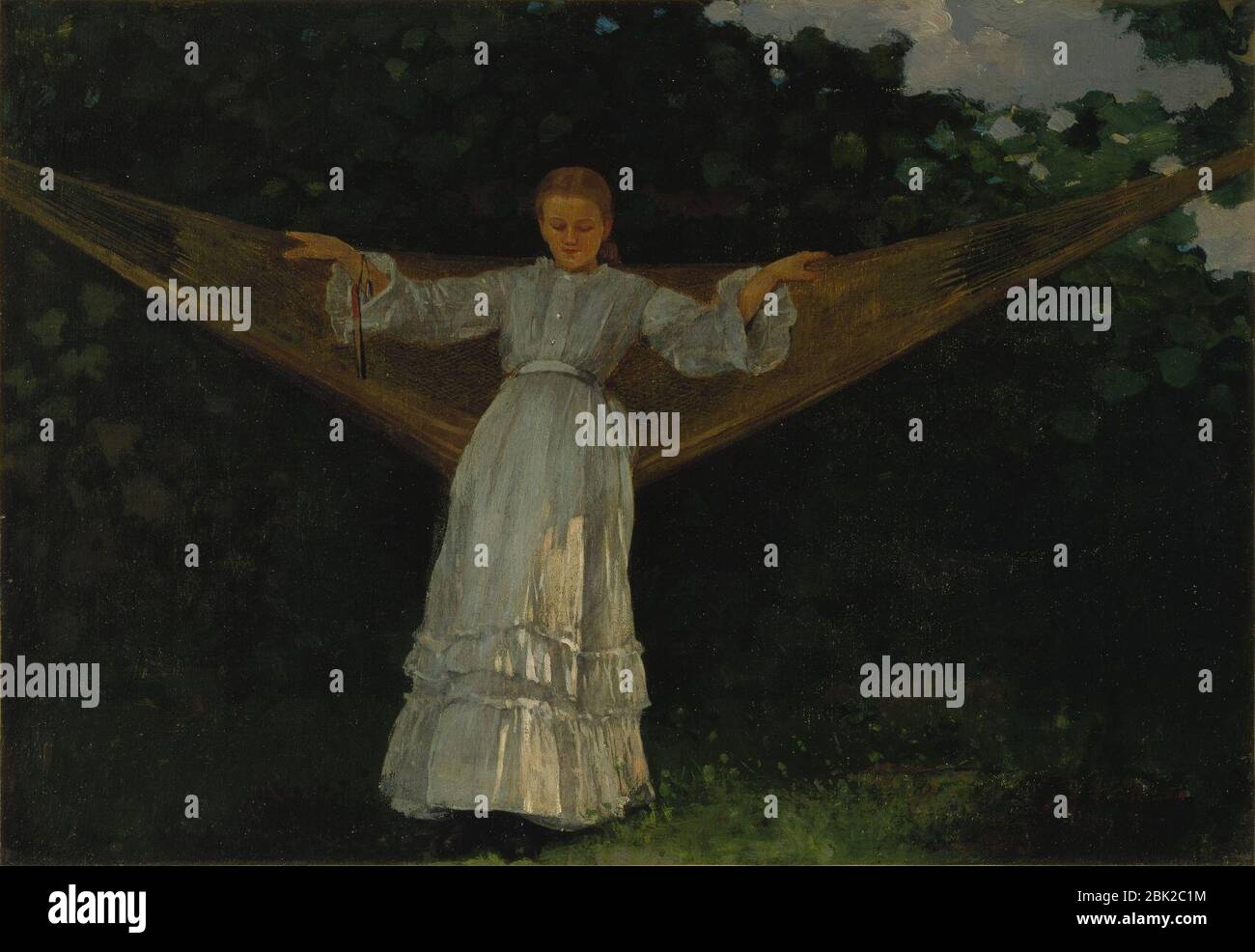 Summer Afternoon by Winslow Homer Stock Photo - Alamy