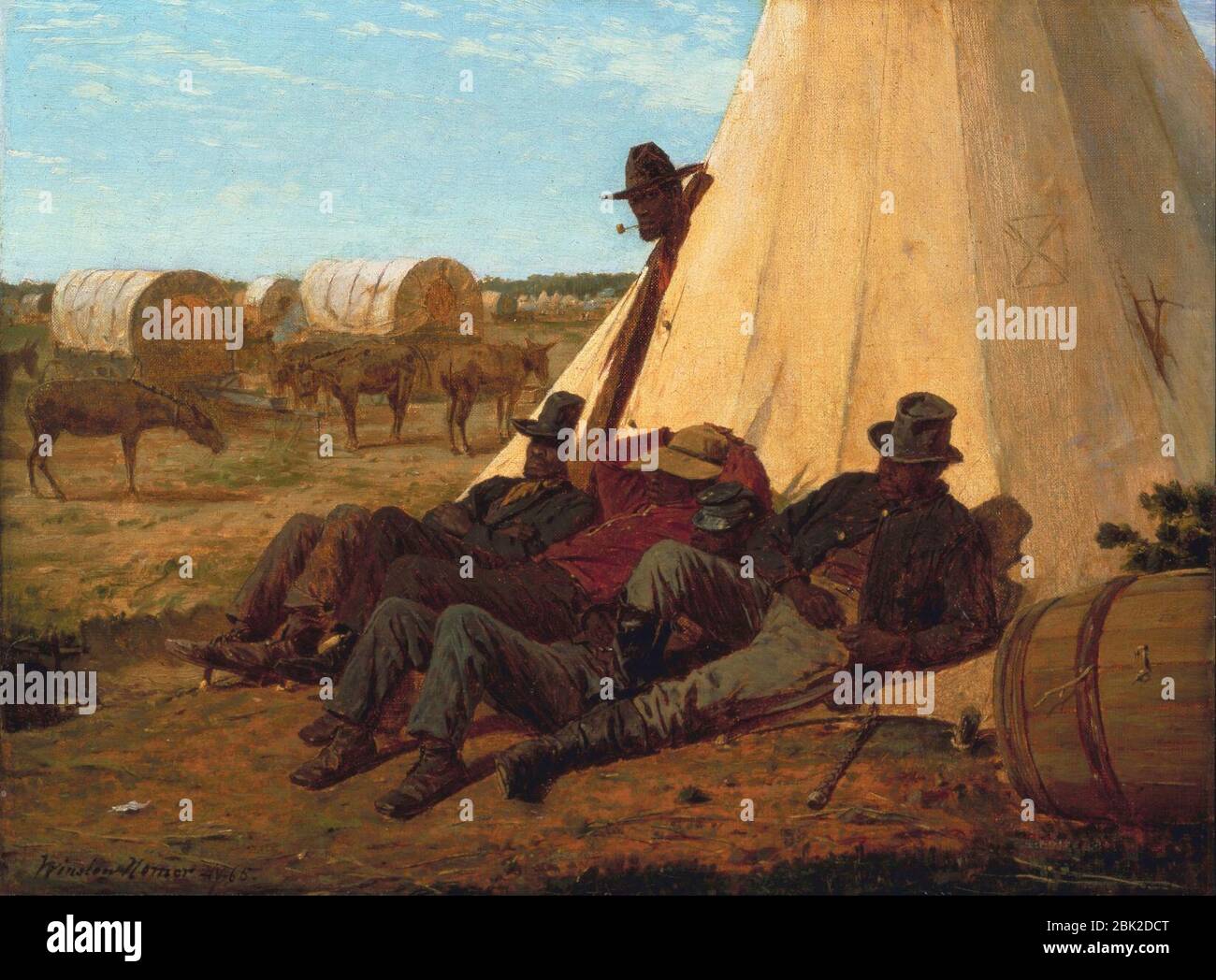 Winslow Homer - The Bright Side Stock Photo - Alamy