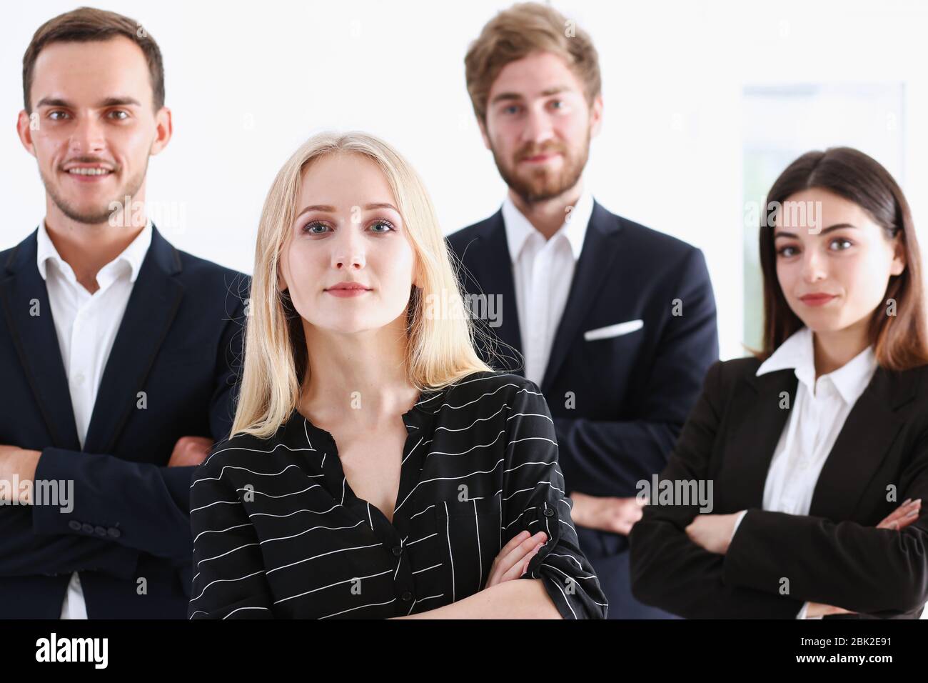 Business team group portrait teamwork Stock Photo - Alamy
