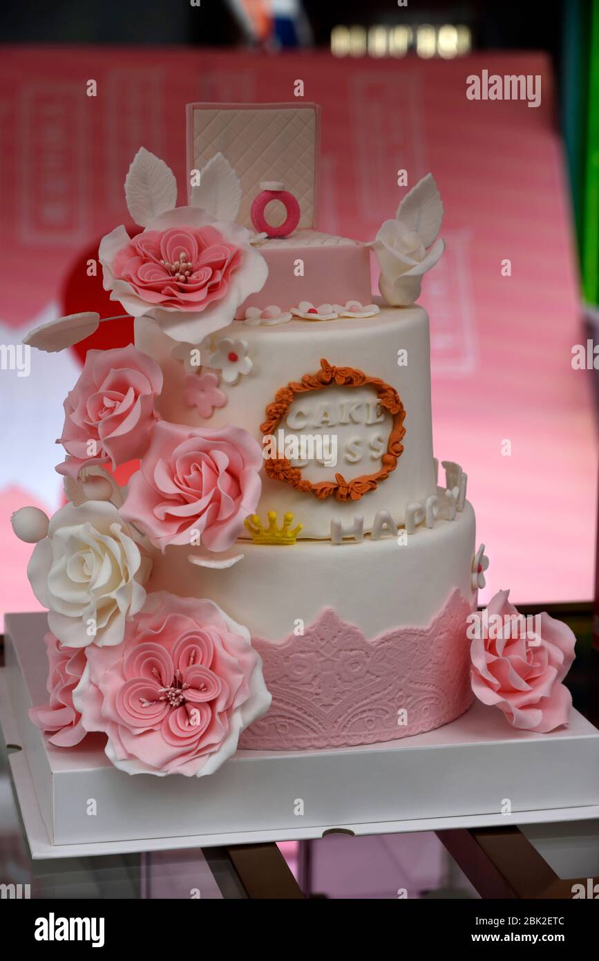 cake decoration Beijing China Stock Photo - Alamy