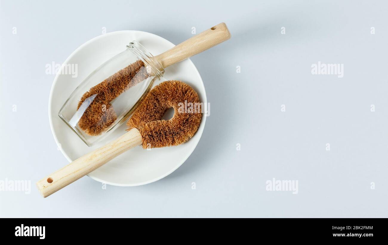 Clean Dishes and Natural Coconut Coir Fiber Multi Purpose Washing ...