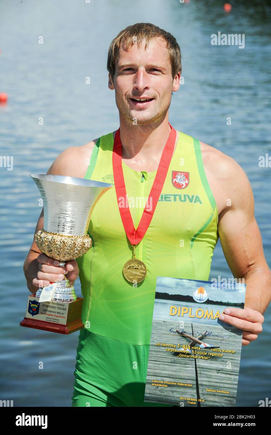 Rowing. Mindaugas Griskonis of Lithuania Stock Photo - Alamy
