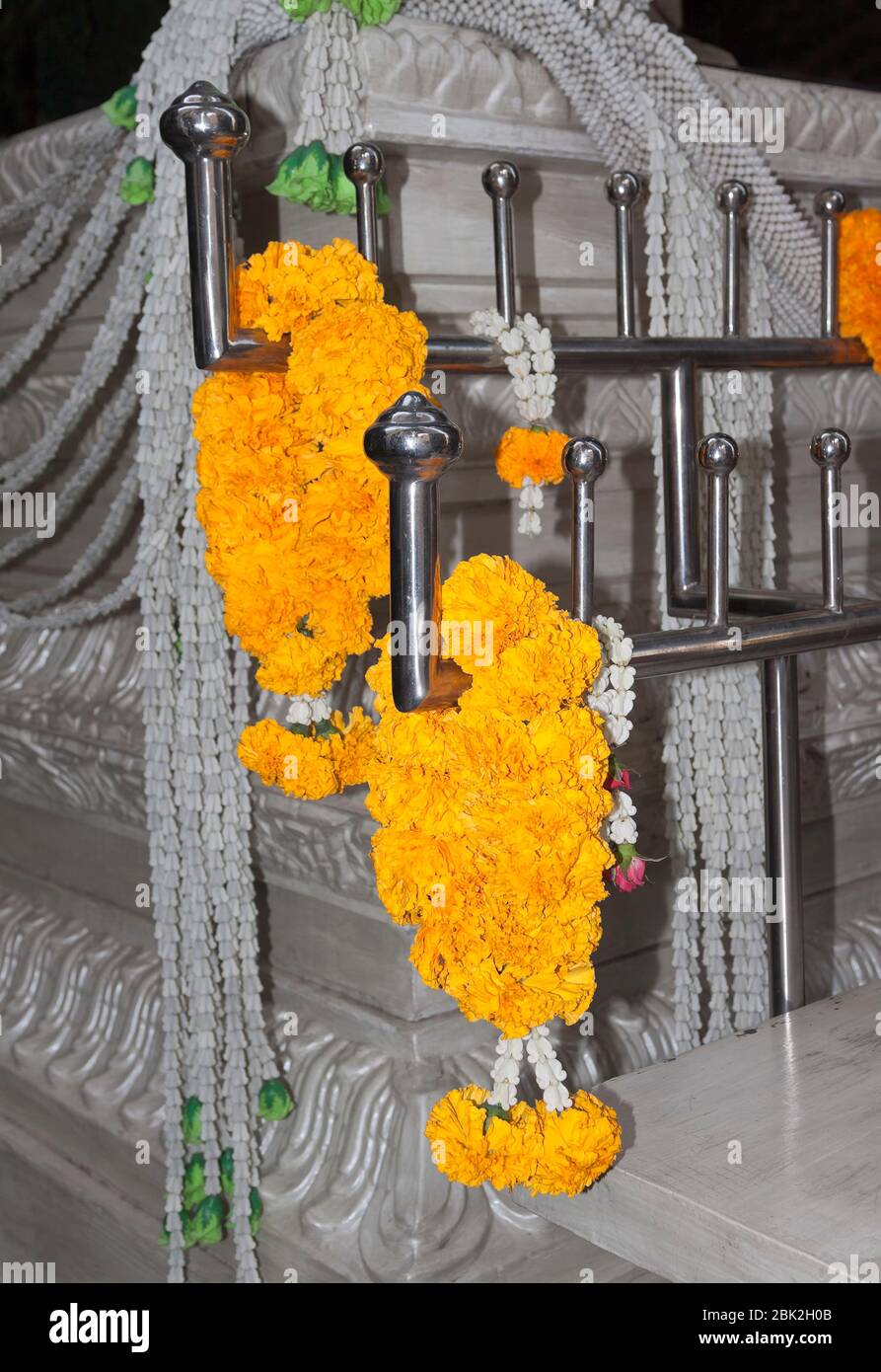 God donation for Brahma in Bangkok Stock Photo - Alamy