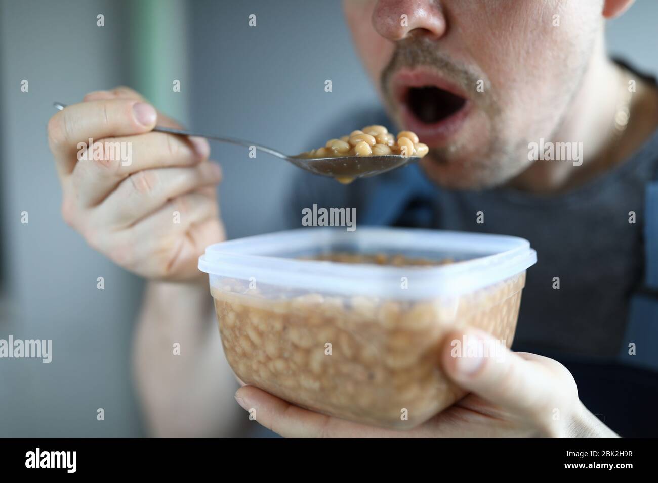 Man having dinner Stock Photo - Alamy
