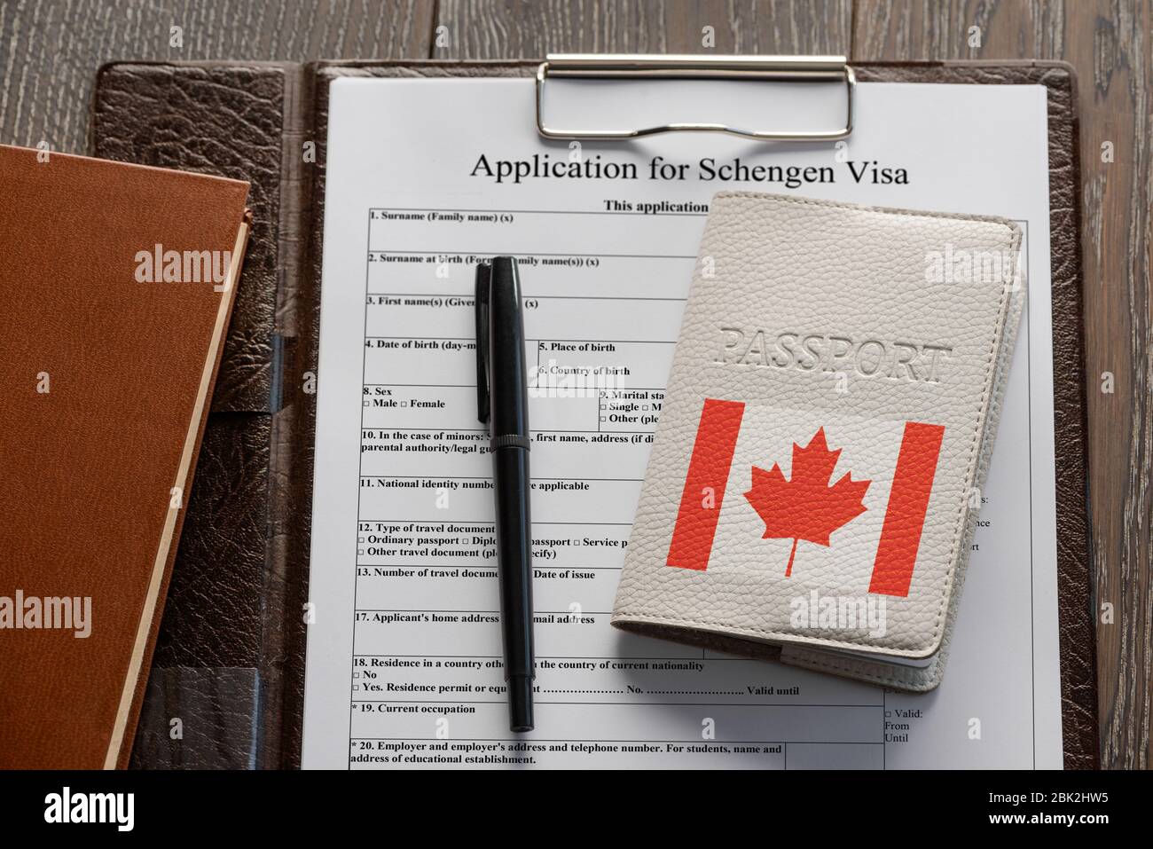 Canadian passport hi-res stock photography and images - Alamy
