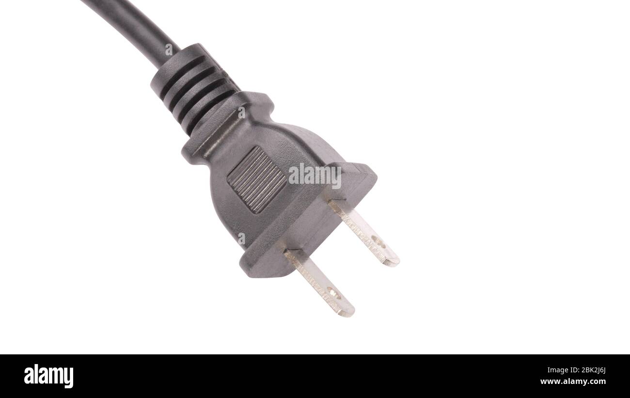 American Outlet Plug with Cord Isolated Stock Photo - Alamy