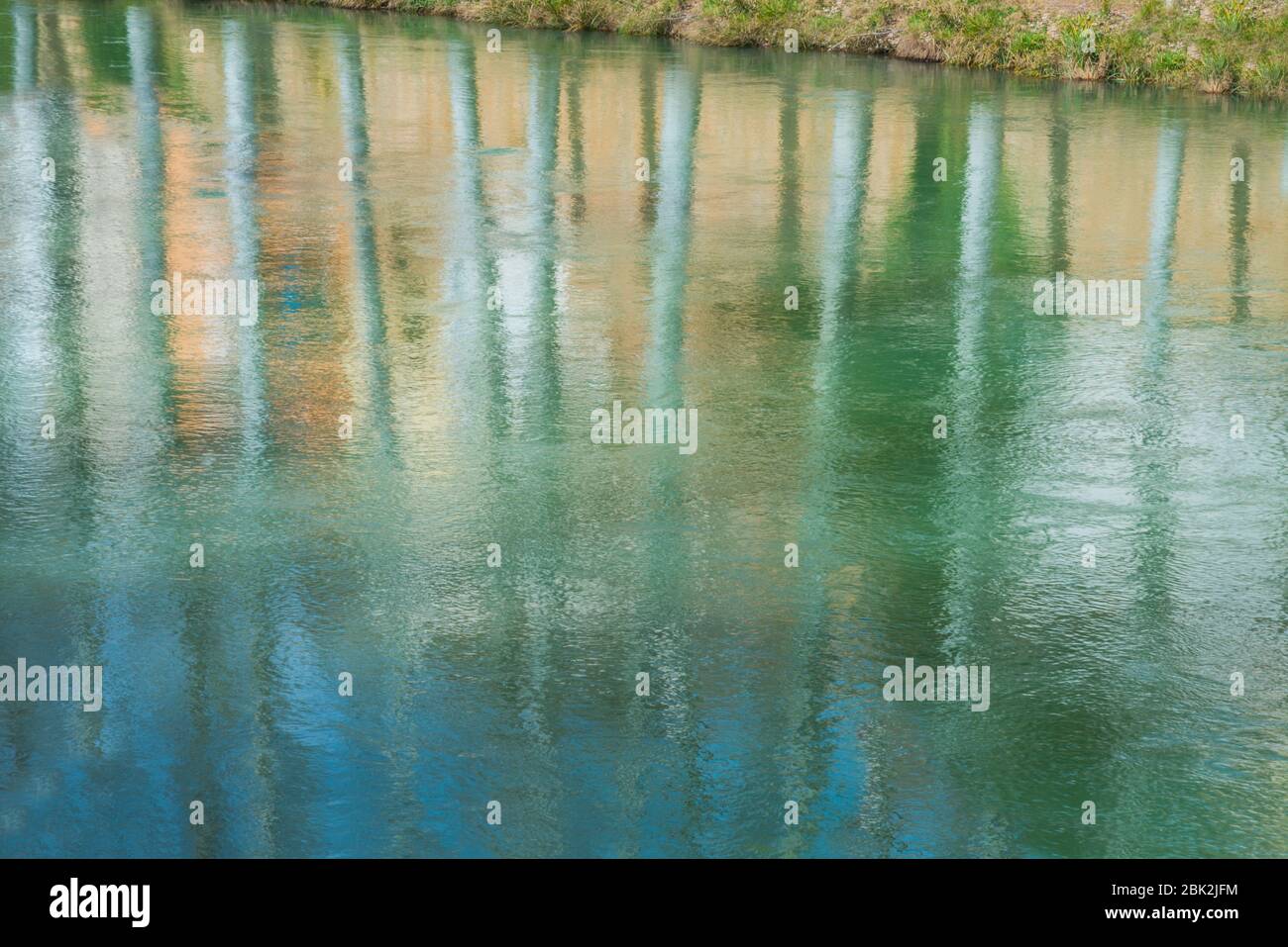 Reflections on water Stock Photo - Alamy