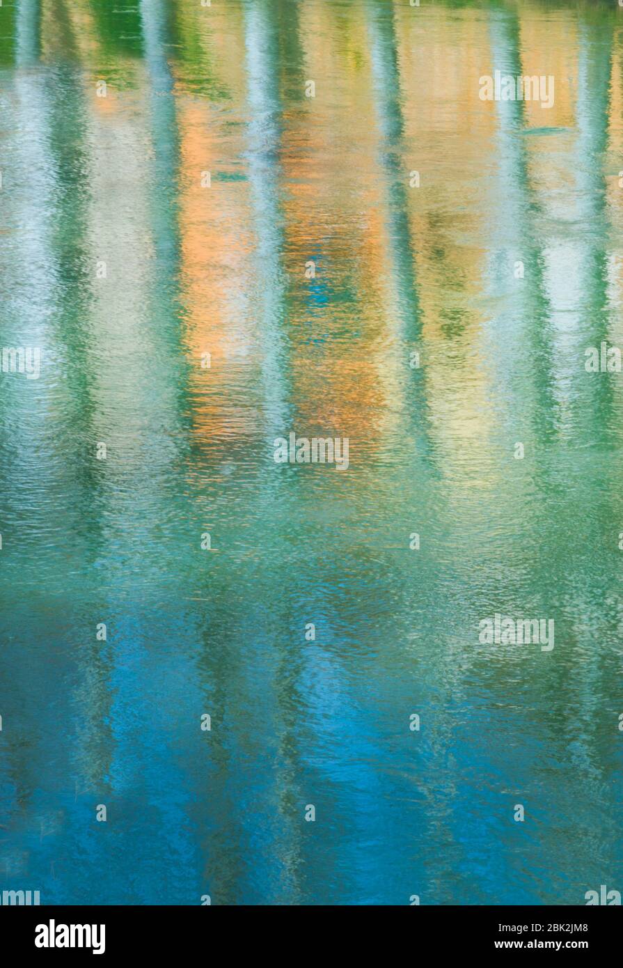 Reflections on water Stock Photo - Alamy