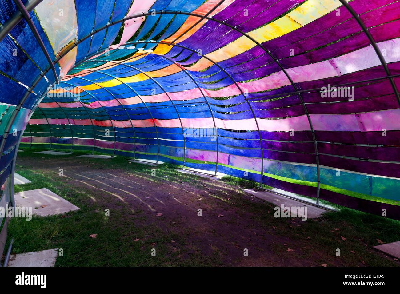 "Out. Phebus Moire", an art installation by Elsa Tomkowiak, Part of the ...