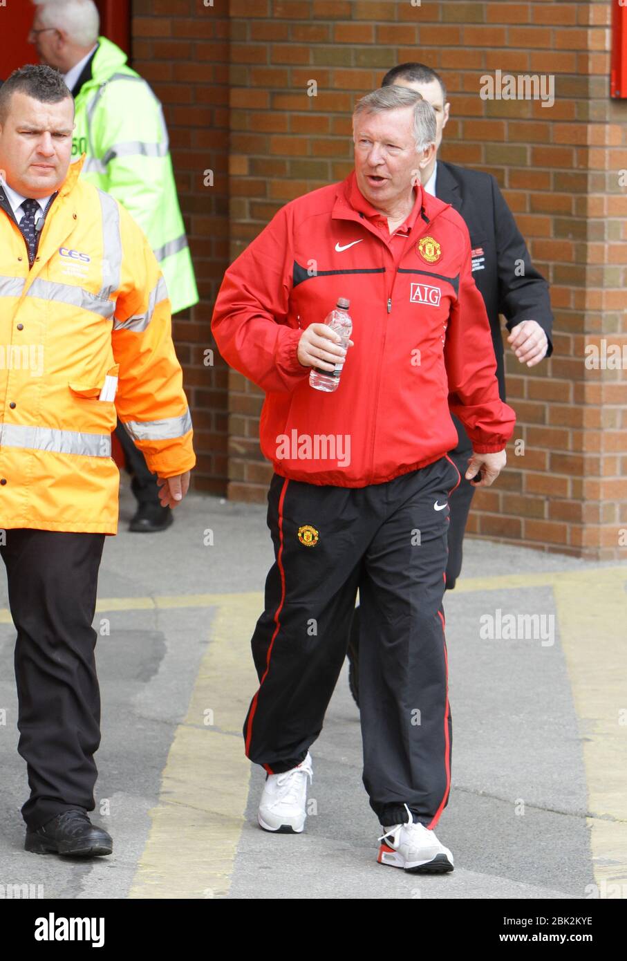 Football stars arrive at Old Trafford credit Ian fairbrother/Alamy ...