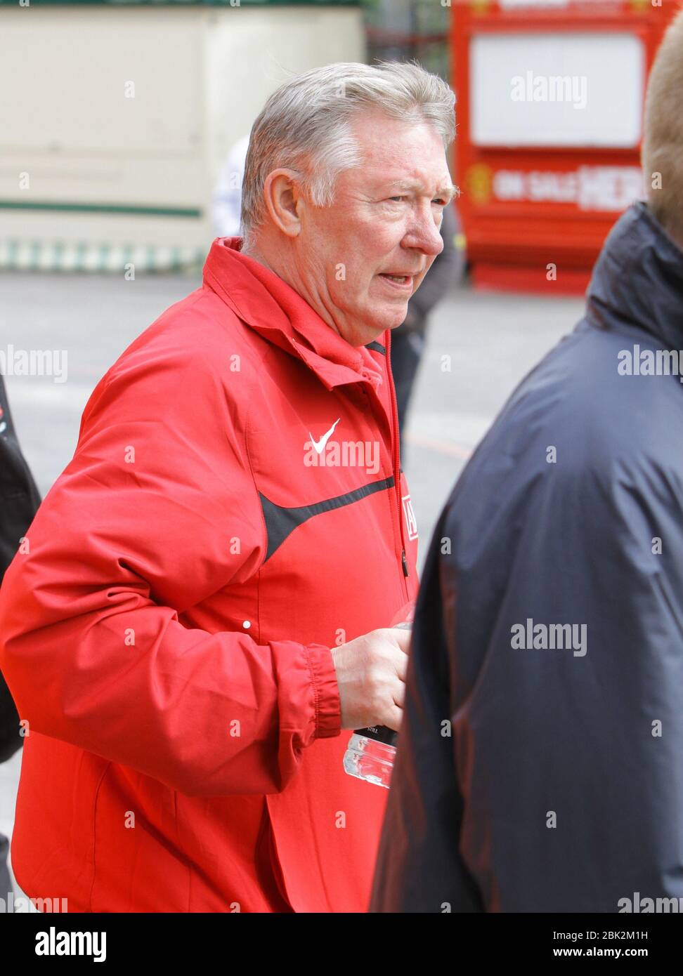 Football stars arrive at Old Trafford credit Ian fairbrother/Alamy ...