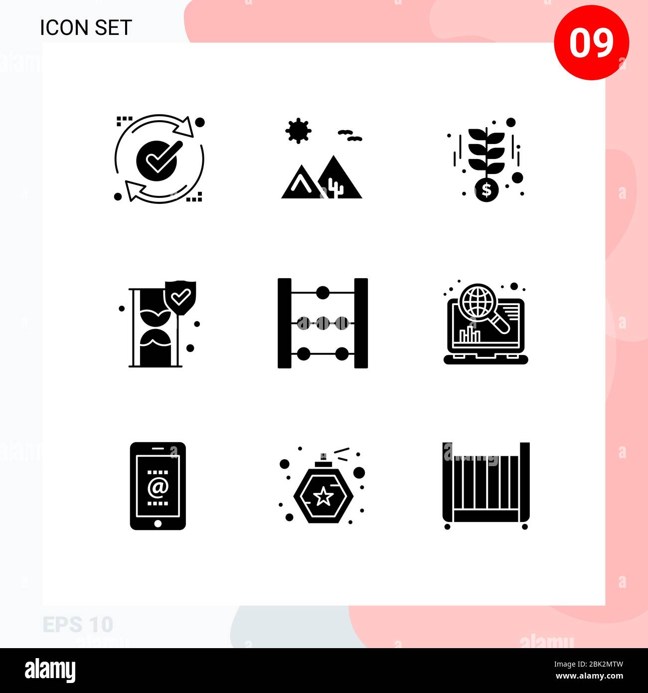 Egypt glass bottle Stock Vector Images - Alamy