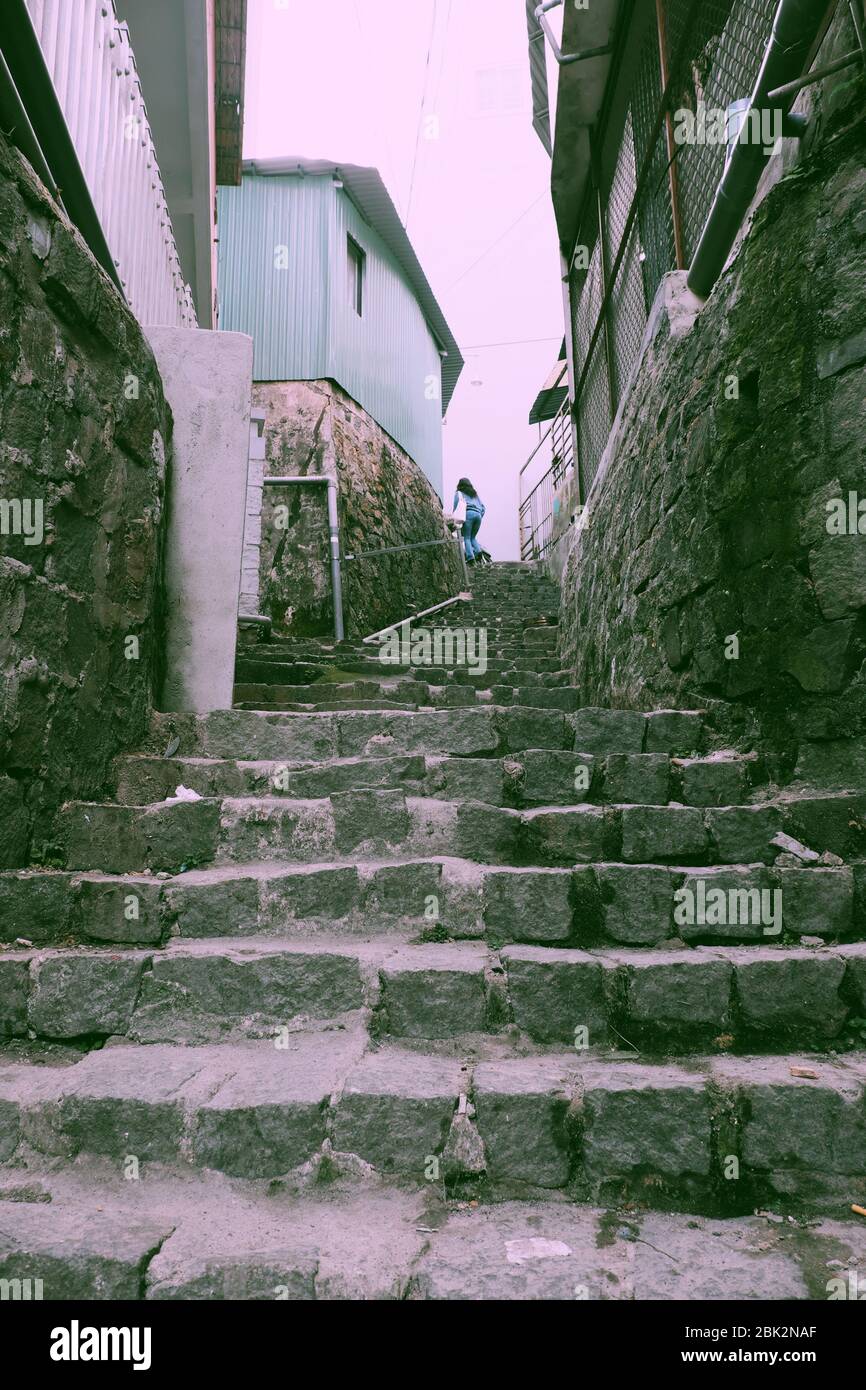 Uphill pathway hi-res stock photography and images - Alamy