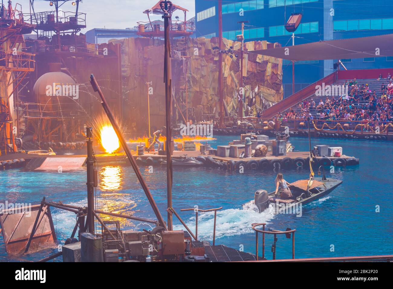 Los Angeles, California, USA - July 23th, 2019: World famous park ...
