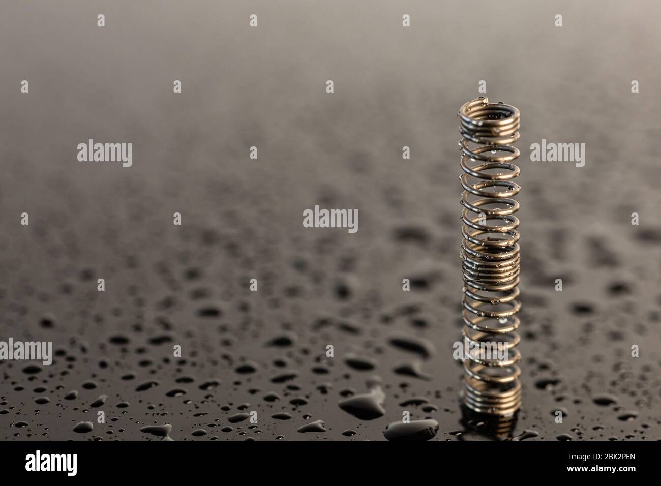 Metal spring hi-res stock photography and images - Alamy