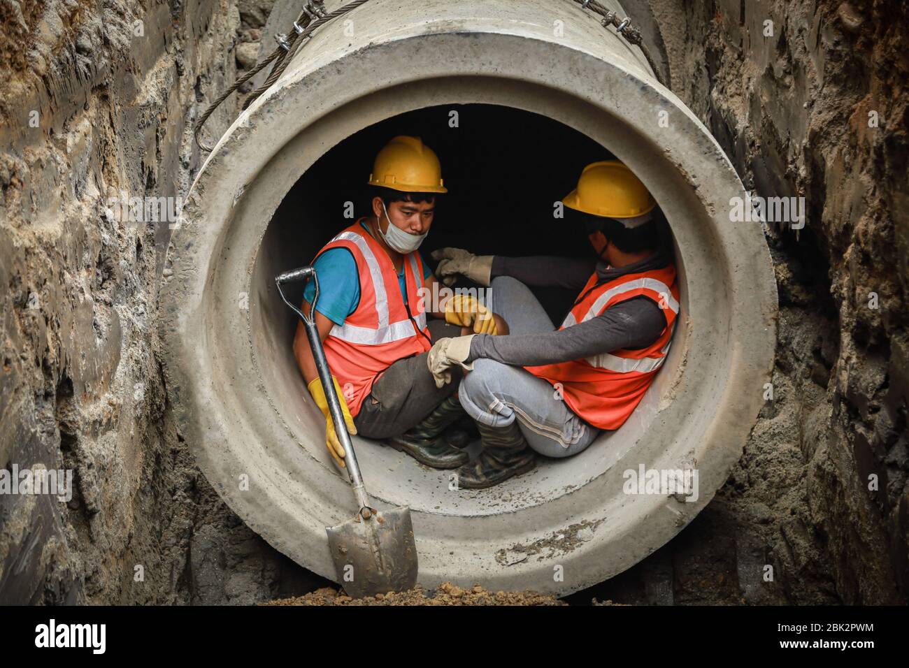 Drainage construction hi-res stock photography and images - Alamy