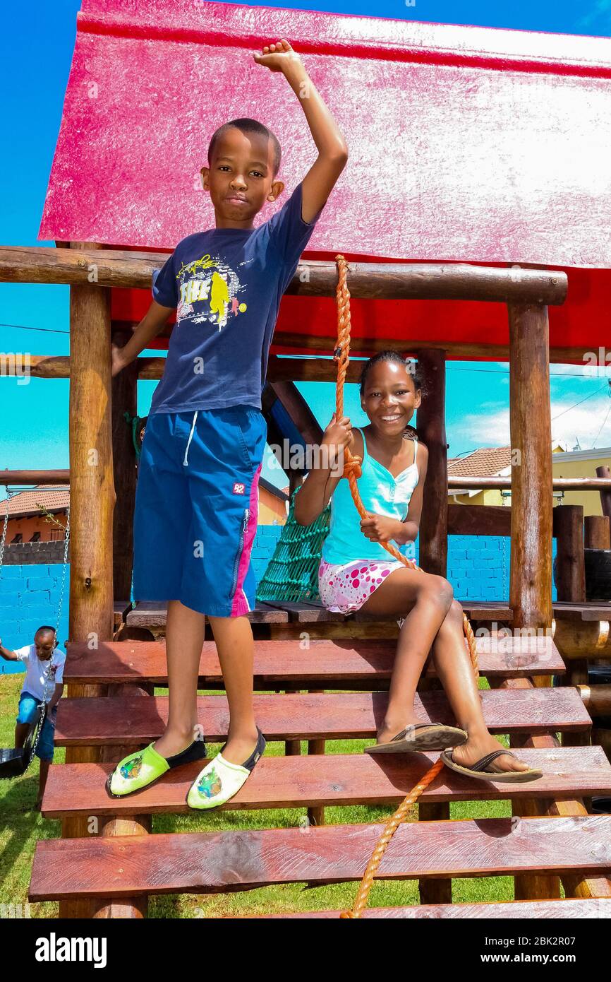 Kids Playground Playing Roundabout High Resolution Stock Photography ...