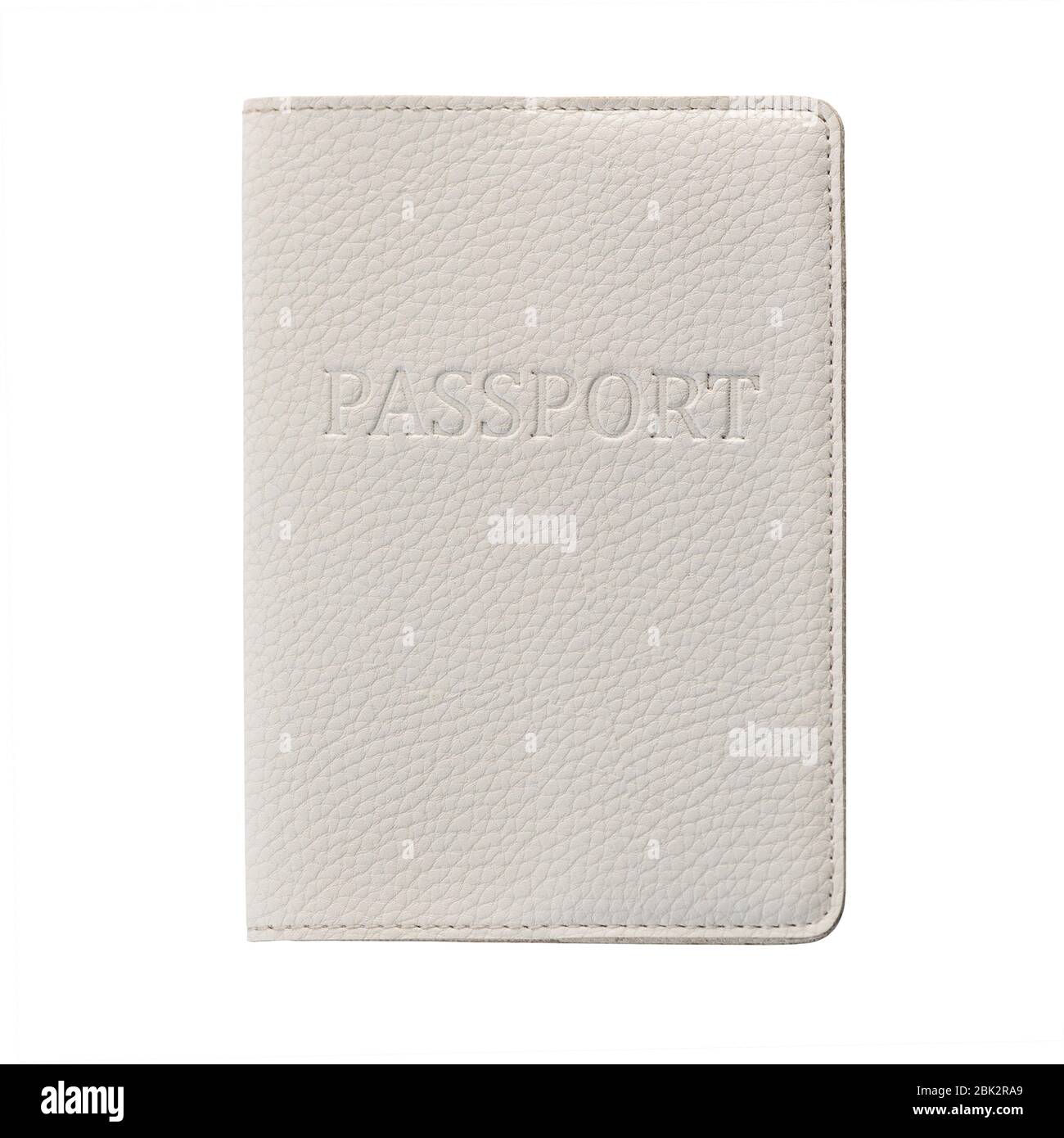 Close-up on a passport isolated on white background Stock Photo - Alamy