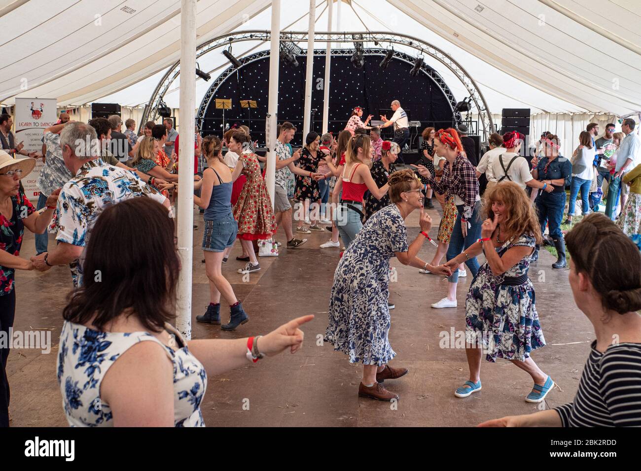 Vintage Nostalgia Retro Forty's Festival in Wiltshire England UK Stock ...