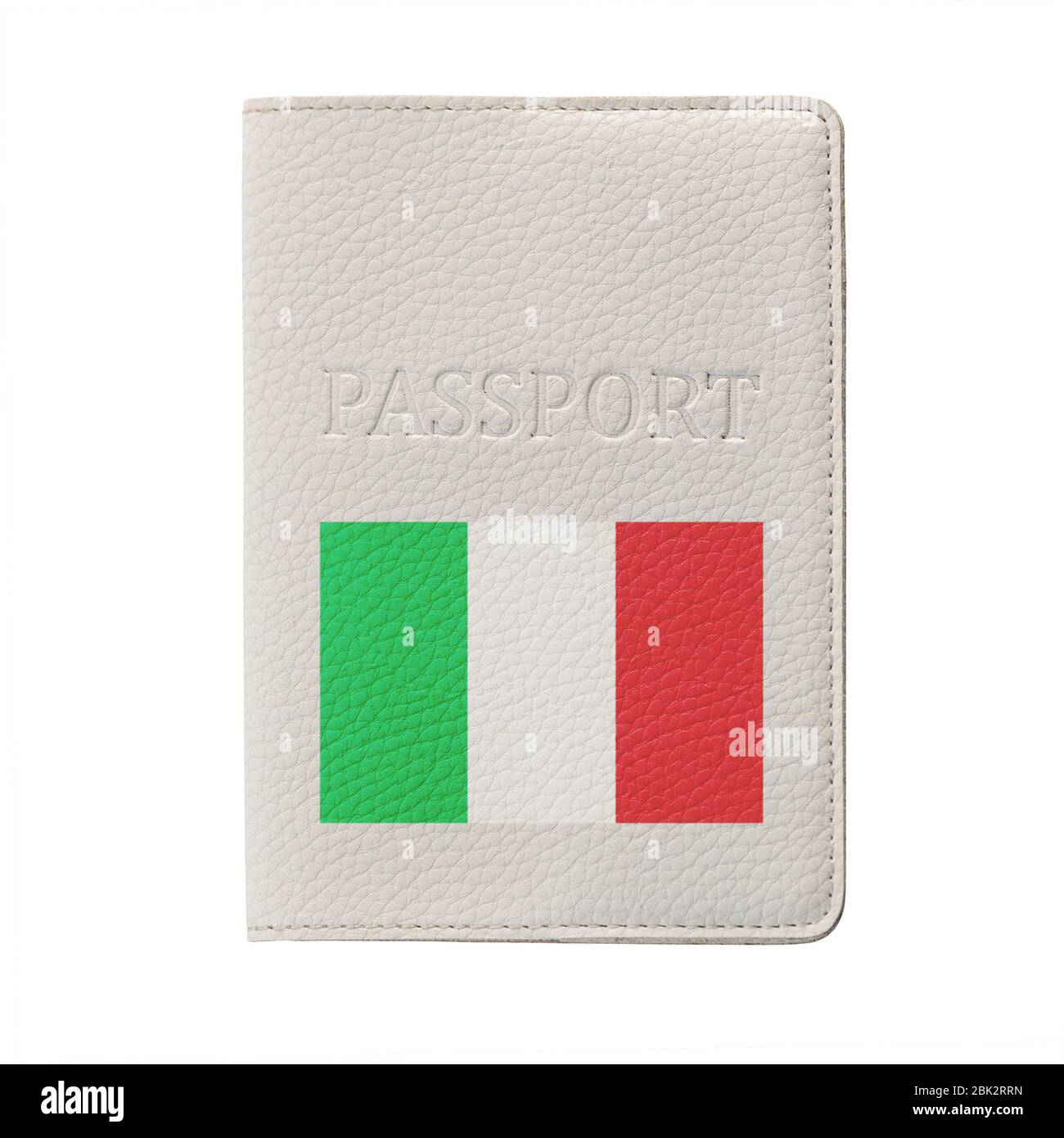 Italian passport isolated on white background. Travel document Stock ...