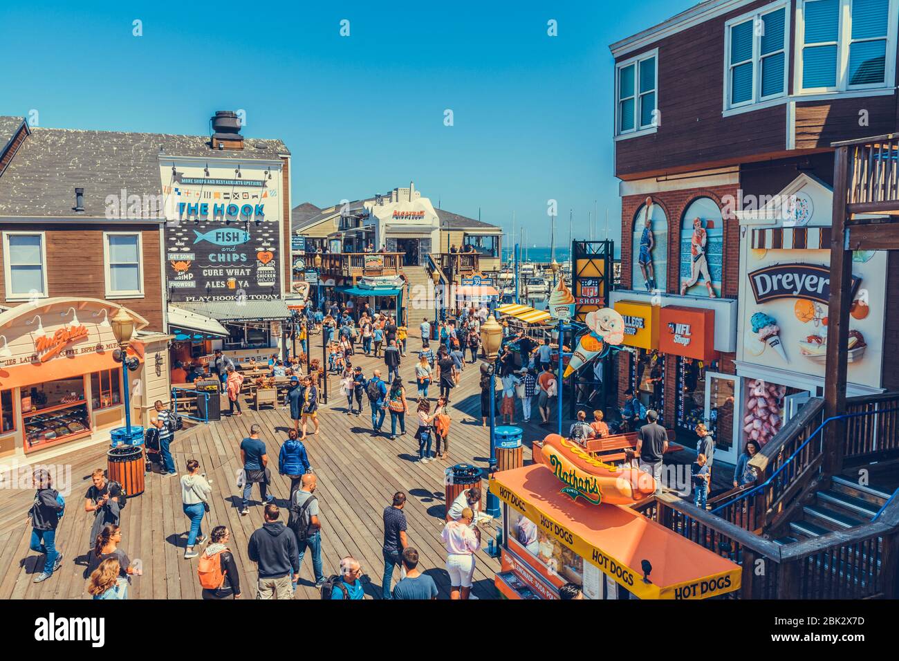 San Francisco, California, USA - August 4th, 2019: Touristic ...