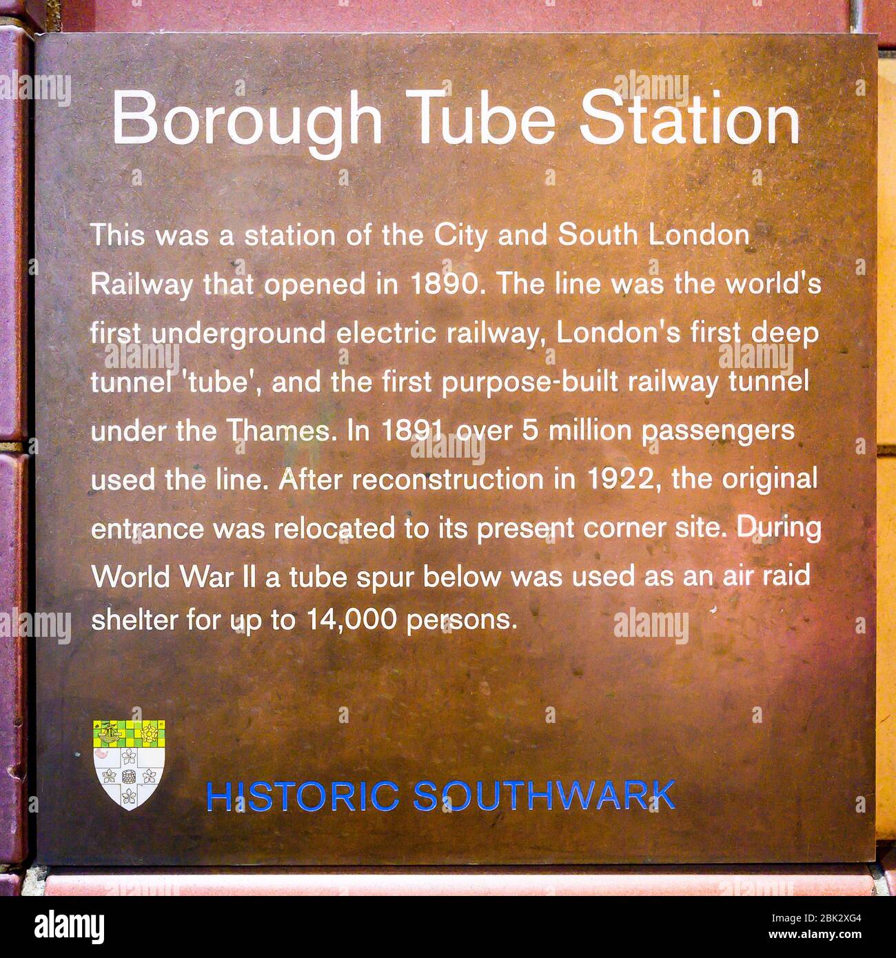 Borough Tube Station, Borough High Street, London Stock Photo - Alamy