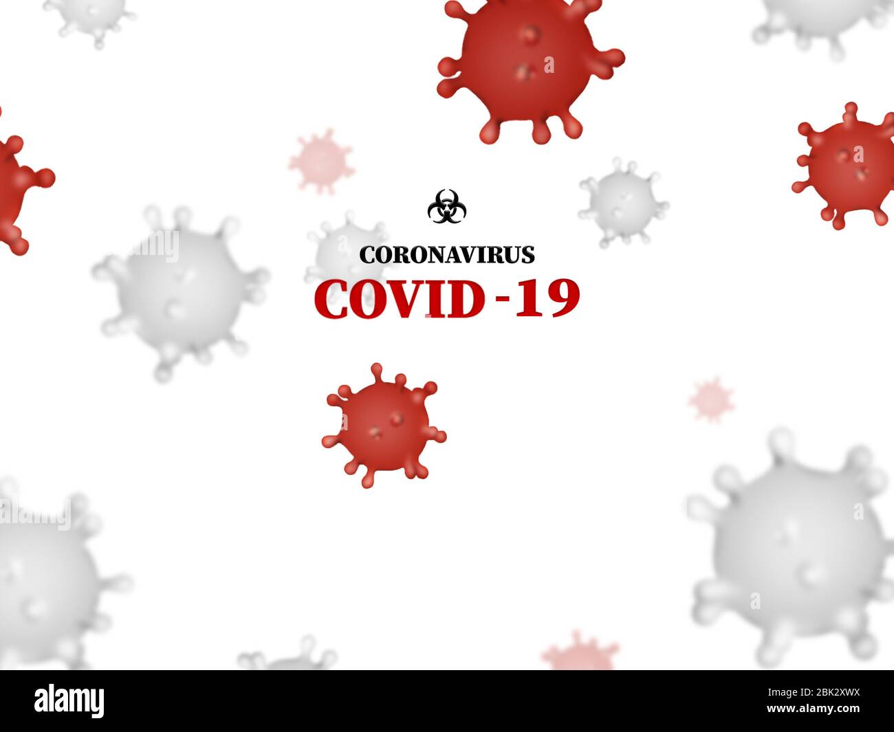 Coronavirus,Covid 19 virus medical illustration 3D Stock Photo - Alamy